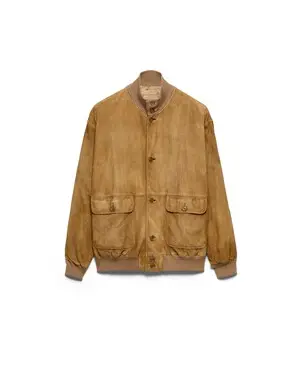 Prada Suede Blouson Jacket