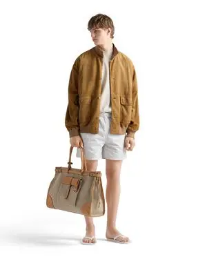 Prada Suede Blouson Jacket