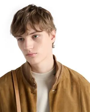 Prada Suede Blouson Jacket
