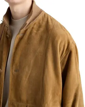 Prada Suede Blouson Jacket