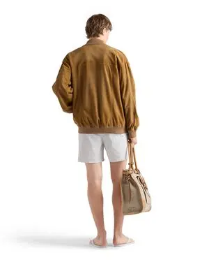 Prada Suede Blouson Jacket