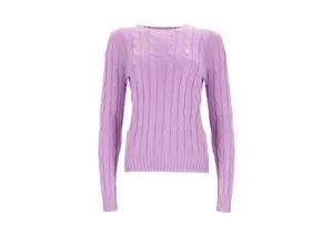 Polo Ralph Lauren Pima Cotton Julianna Long Sleeve Pullover - Bright Aster