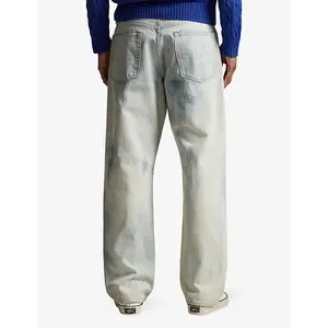 Polo Ralph Lauren Distressed Straight-leg Denim Jeans