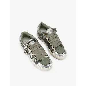 Kurt Geiger Southbank Tag Canvas Trainers