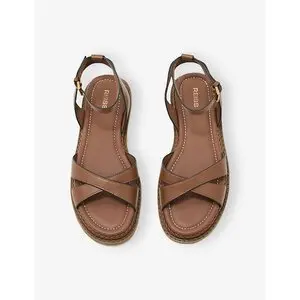 REISS Emma Leather Sandals