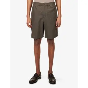 Emporio Armani Seersucker Woven Bermuda Shorts