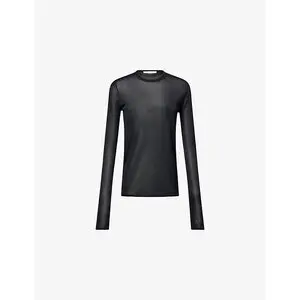 THE FRANKIE SHOP Knitted Woven Top