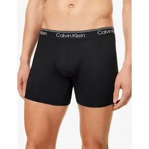 Calvin Klein Micro Logo-waistband Pack-of-five Stretch-jersey Boxer Briefs - Multi