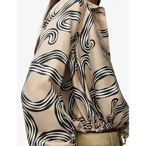 Loewe X Paula's Ibiza Anagram-print Silk Shirt - Beige/black