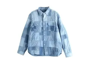 Polo Ralph Lauren Longsleeve Indigo Patchwork Chicago Workshirt
