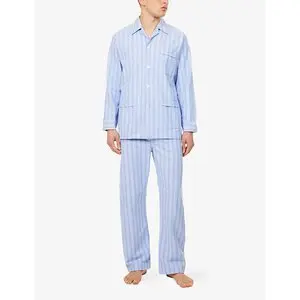 Derek Rose Arrna 20 Stripe Cotton Pyjama Set