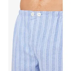 Derek Rose Arrna 20 Stripe Cotton Pyjama Set