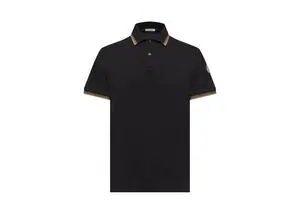 Moncler Trim Detail Short Sleeve Polo Shirt