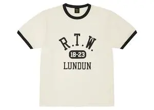 CORTEIZ College Ringer Tee Shirt - Off White