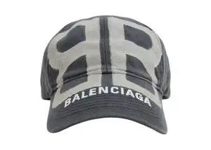 Balenciaga Bb Sprayed Cap - Grey