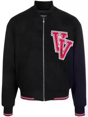 Versace Varsity-logo Bomber Jacket