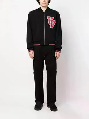 Versace Varsity-logo Bomber Jacket