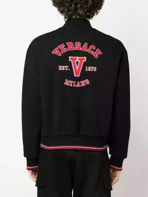 Versace Varsity-logo Bomber Jacket
