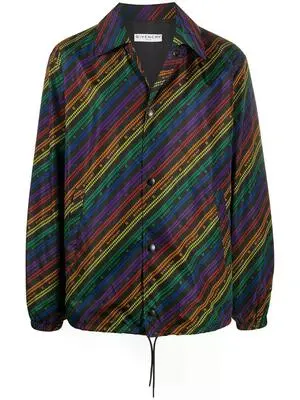 Givenchy Chain-print Buttoned Jacket