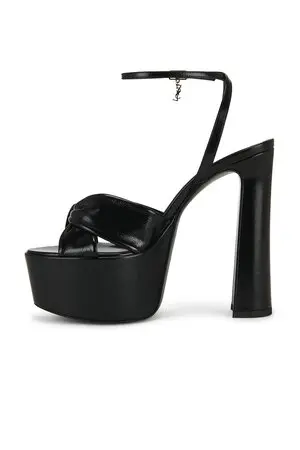 Saint Laurent Saint Laurent Franciane Platform Sandal Nero