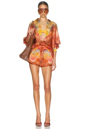 Zimmermann Alchemy 上装 - Ruby Tie Dye