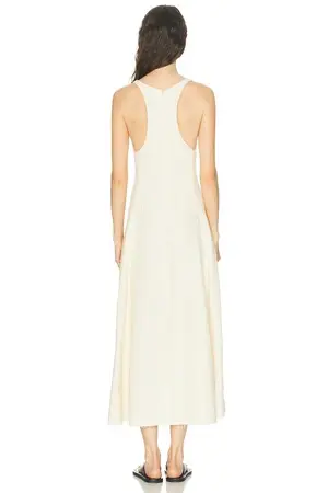TOTEME Sculpted Cotton Dress - Ecru