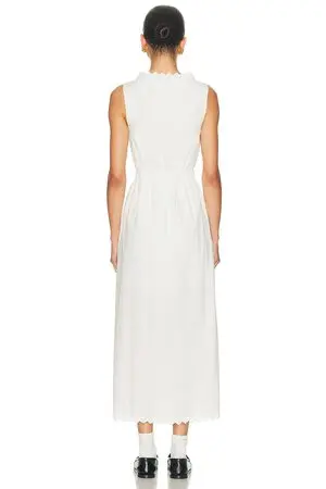 FRAME The Serene Midi Dress - White