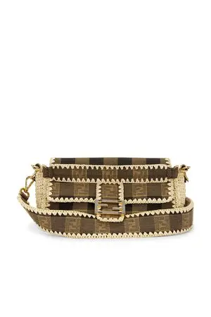 Fendi Raffia Shoulder Bags