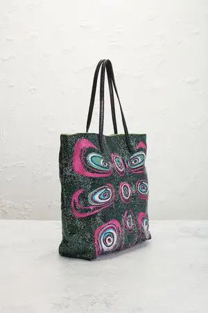 Fendi Beaded Vintage Tote Bag