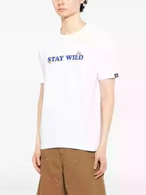 AGNES B. Stay Wild T-shirt - White