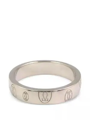 Cartier Happy Birthday Band Ring - Silver