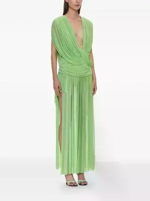 Christopher Esber Ripple Drape Top - Green