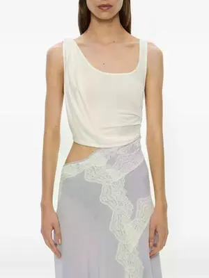 Christopher Esber Verve Twisted Lace Asymmetric Dress - Purple