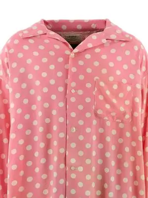 SAINT MXXXXXX Polka-dot Long-sleeve Shirt