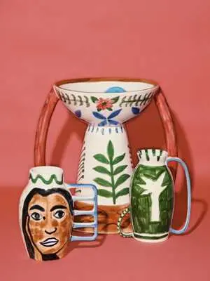 SERAX Vase Pijuayo S Mix Santiago De Borja - Multicolour
