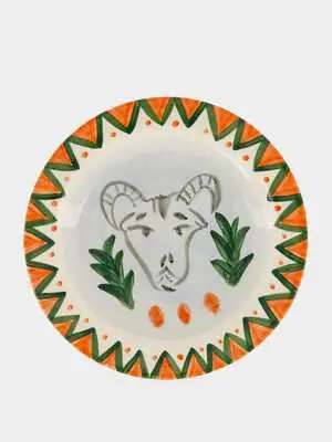 SERAX Shurleey The Lovers Set Of 2 Dinner Plates - Multicolour