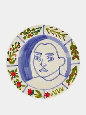 SERAX Inti Munay Set Of 2 Dinner Plates - Multicolour