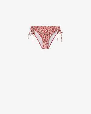 Isabel Marant Prudi Floral Print Bikini Briefs - Red
