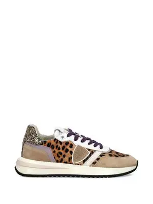 Philippe Model Tropez 2.1 Low Leopard-print Sneakers - Neutrals