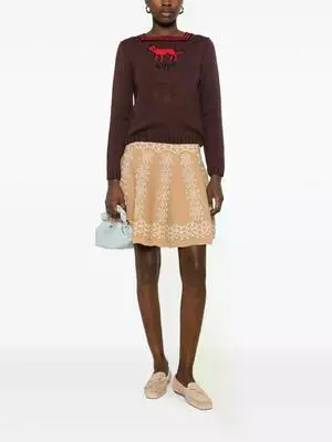 Sandro Knitted Mini Skirt