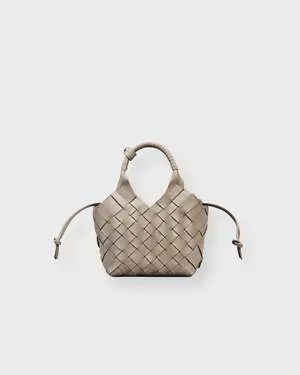 CALA & JADE Misu Mini Woven Leather Bag