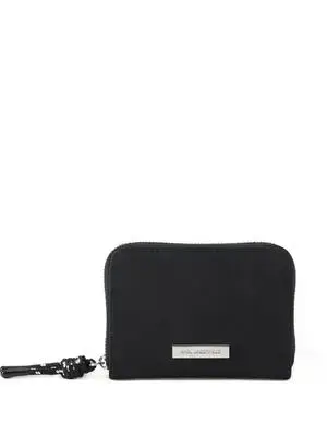 Karl Lagerfeld Logo-plaque Zip Wallet - Black