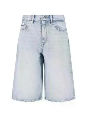 Calvin Klein Logo-patch Denim Shorts