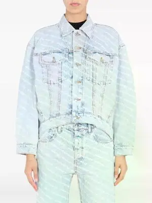 Alexander Wang Logo-print Denim Jacket