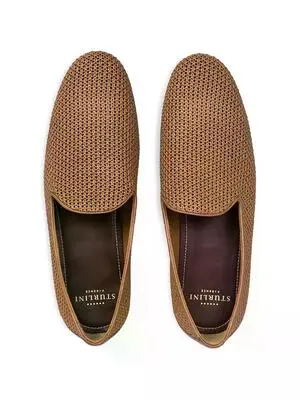STURLINI FIRENZE Woven Raffia Loafers