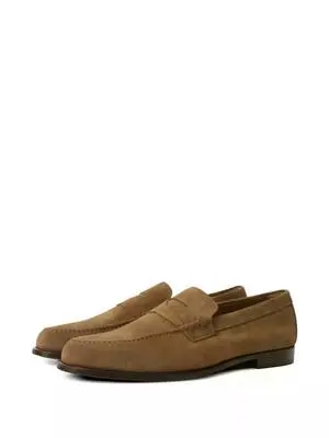 DOUCAL'S Suede Penny Loafers