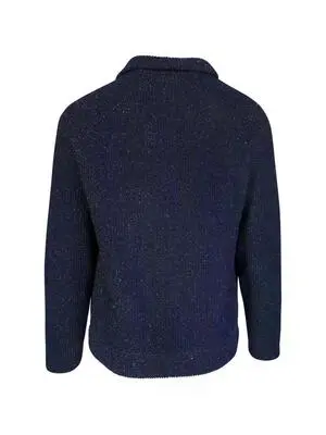 Brioni Ribbed-knit Cardigan