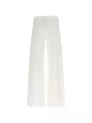 MOTHER The Rerun Zip Sneak Wide-leg Jeans