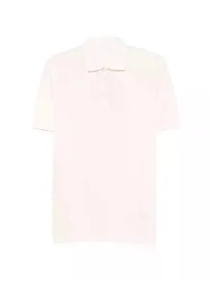Fedeli Short-sleeve Polo Shirt - Pink