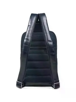 PIQUADRO Convertible Leather Backpack